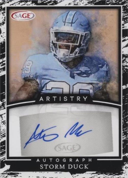 2022 SAGE Artistry - Autographs Storm Duck #A-SD (AU, RC) for sale ...