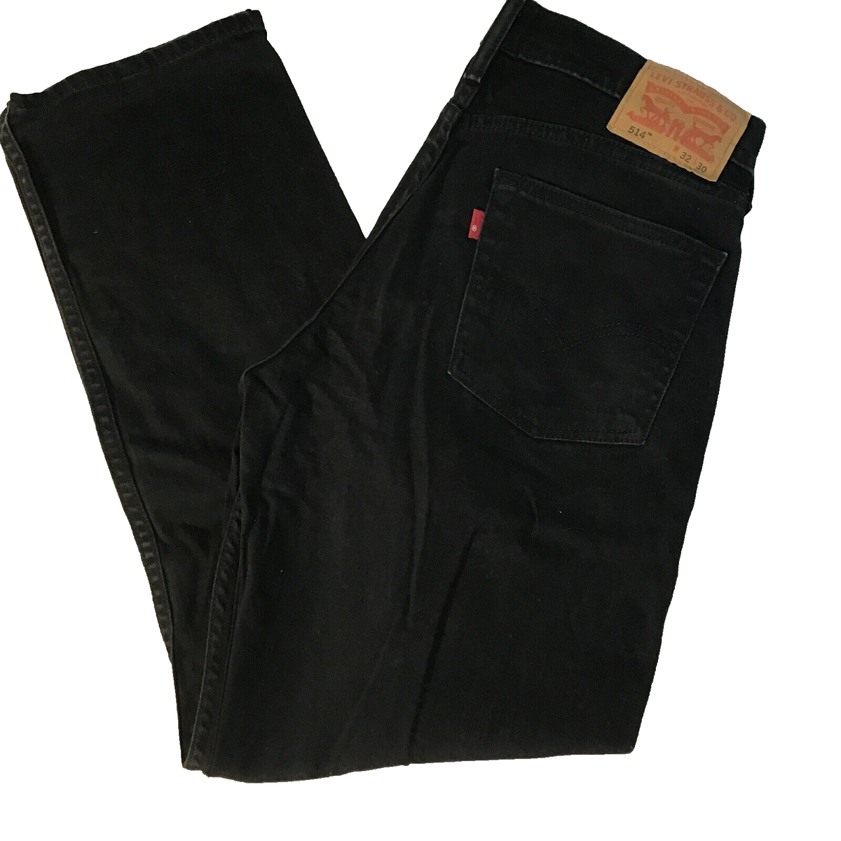 Levis 514 Straight Fit Denim Black Jeans Mens Size 32X30 Levis 514 Straight Fit Denim Black Jeans Mens Size 32X30