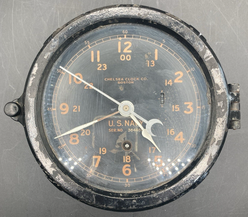 CHELSEA CLOCK CO. U.S. NAVY CLOCK WITH KEY (139956-1) | eBay