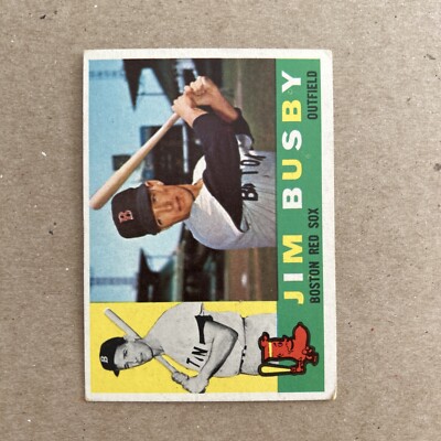 1960 Topps Baseball Jim Busby Boston Red Sox Card #232 | eBay