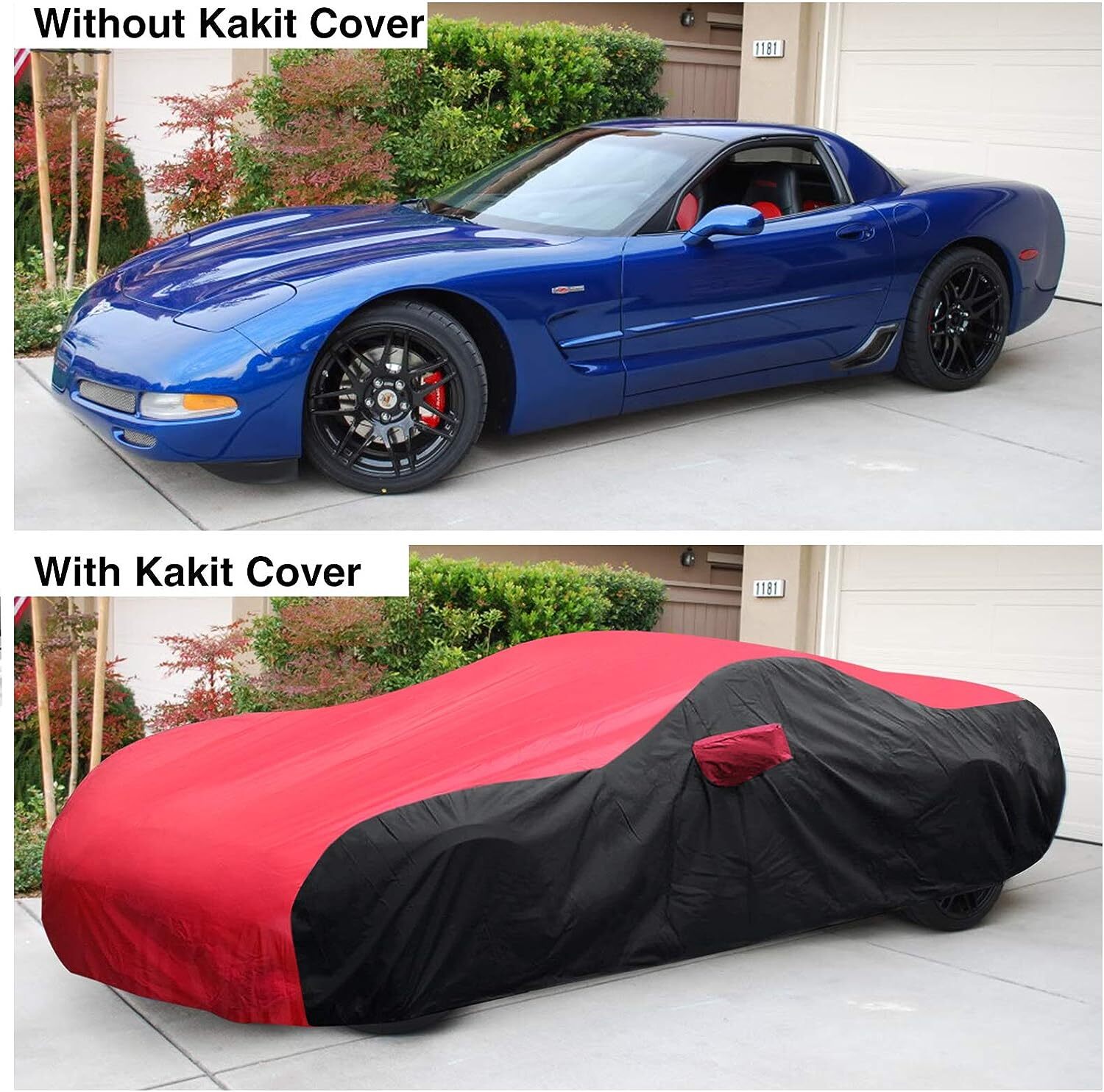 Car Cover 6 Layers for C5 C6 C8 Chevy Corvette Outdoor/Indoor ...