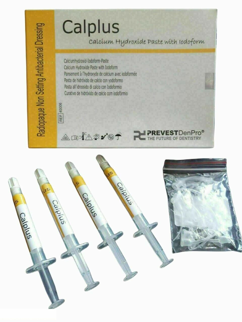 Denpro Calplus Kit Calcium Hydroxide Paste With indoform (4X2G) For ...