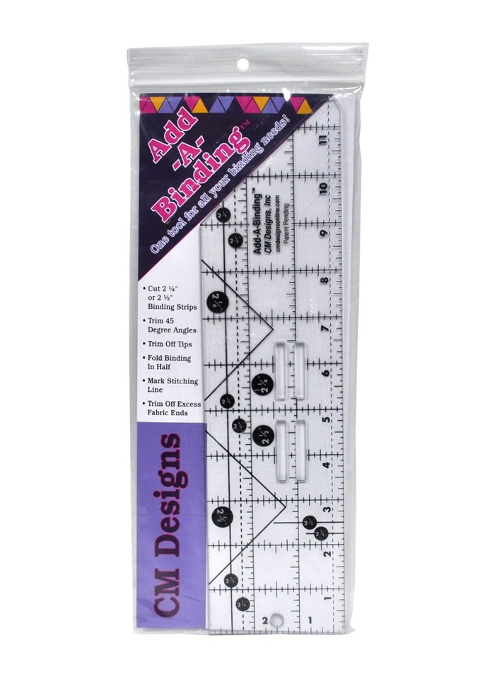CM Designs Add-A-Binding Quilting Ruler | eBay