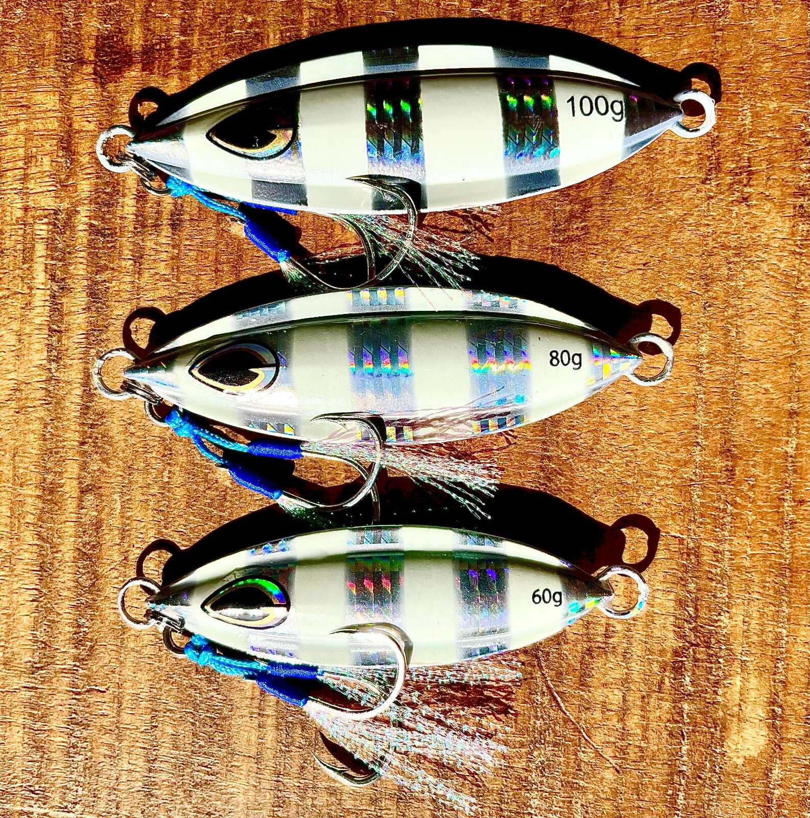 Slow Pitch 60,80,100g Jigs Glow - Slow Jig Inchiku BKK Twin Assist ...