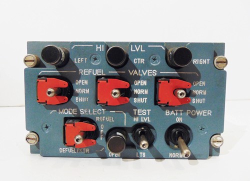 Aerospatiale Airbus A320 Pilot's Cockpit Refuel Valves Control Panel ...