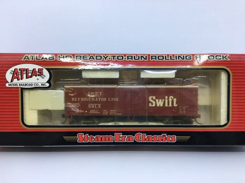 HO Atlas 6106-3 Swift 36’ Wood Refrigerator Car Reefer SRLX #4911 BRAND ...