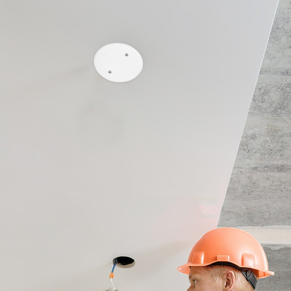 50 Pcs Ceiling Hole Cover Replacement Blank for Electrical Plate to ...