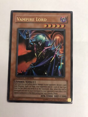 Yu-Gi-Oh! - Vampire Lord - RDS-ENSE4 Limited Edition Ultra Rare NM | eBay