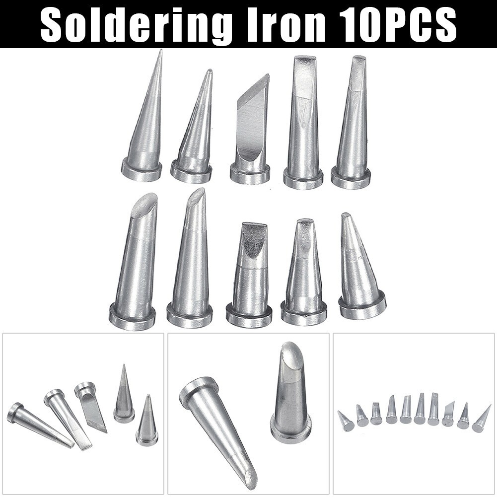 Soldering Iron Tip 10 Pieces For WSP80/WP80/PE75/MPR80 Soldering Pen ...