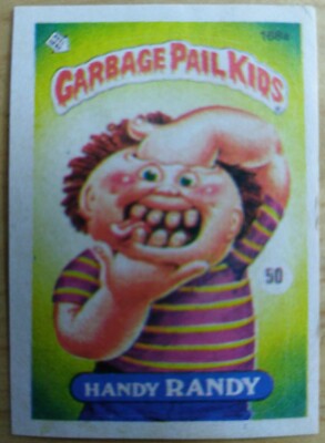 Rare Colombian Garbage Pail Kids Mini Single #50 Handy Randy | eBay