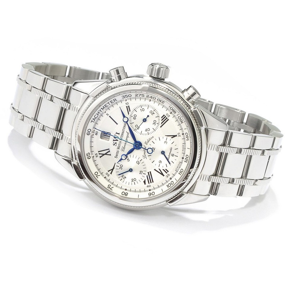 SWISS WATCH INTERNATIONAL 21mm STAINLESS STEEL BRACELET & LINKS SWI ...