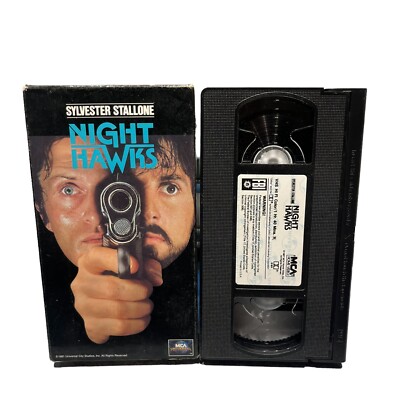 Nighthawks (VHS) 1981 Action, Crime Thriller SYLVESTER STALLONE Rutger ...