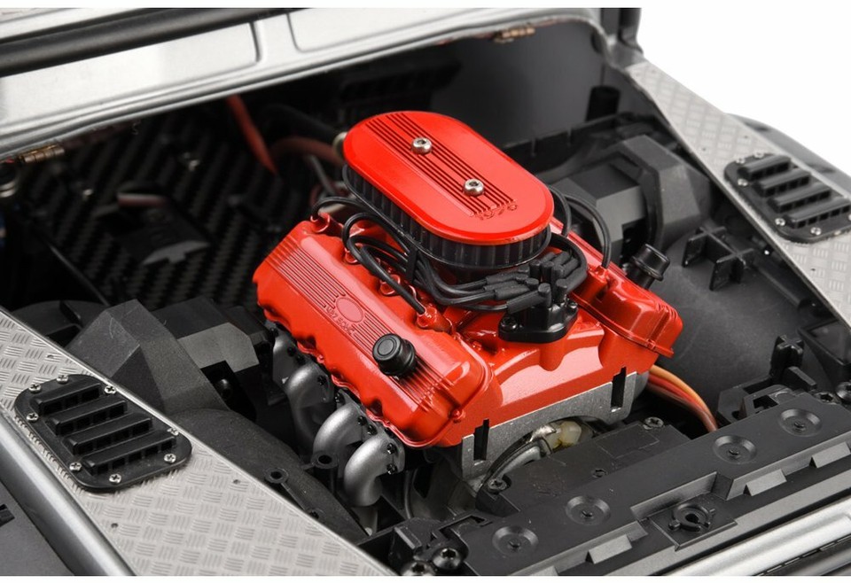 Simulation F76 GRC V8 Engine Motor Fan Radiator Kits For 1/10 RC ...