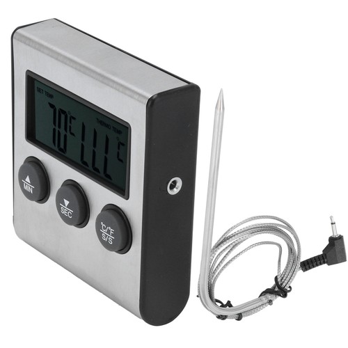 Digital Meat Thermometer Food Temperature Meter With Folding Probe ...