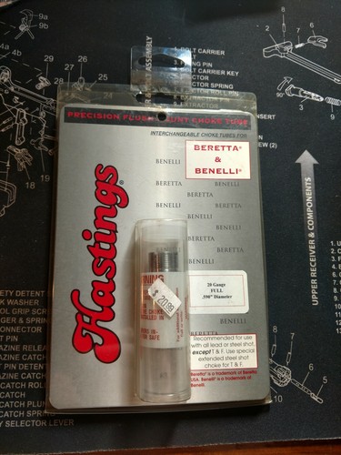 Hastings Flush Mount Choke - Beretta & Benelli - .590 20 Ga. - Full ...