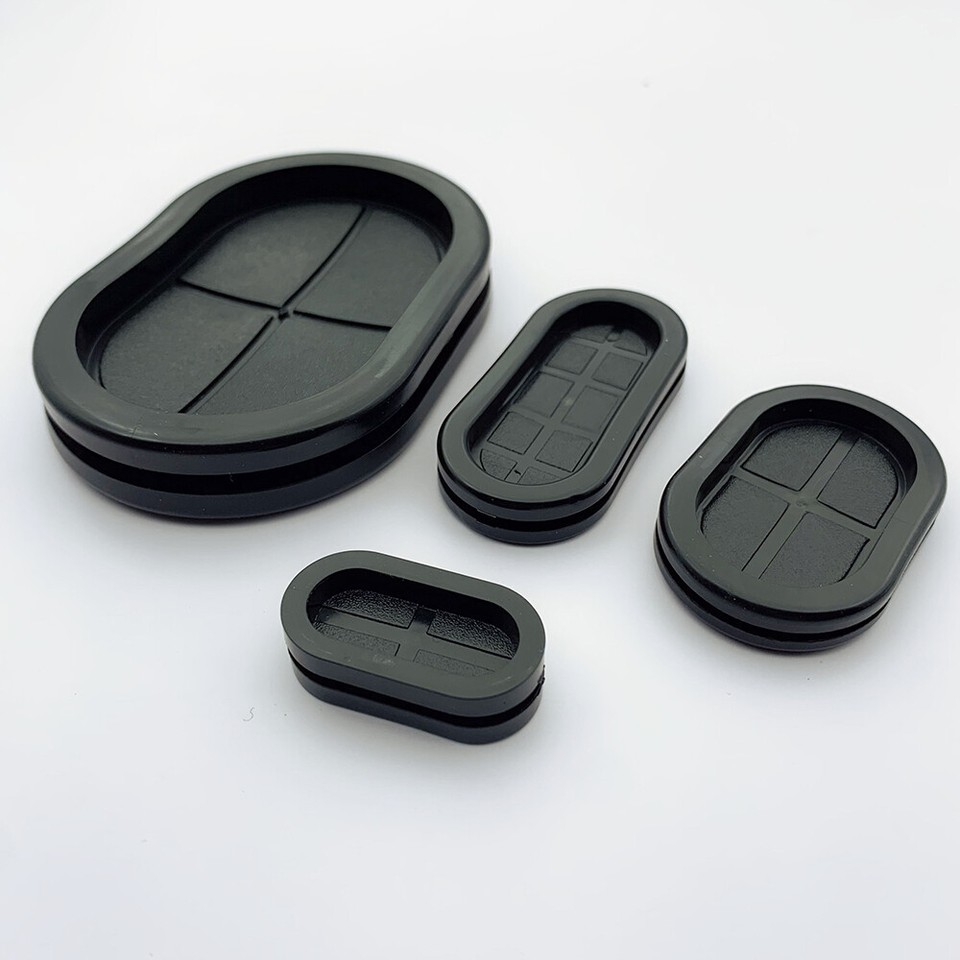 Oval Blanking Grommet Rubber Blind Plugs Bungs For Cable Wiring ...