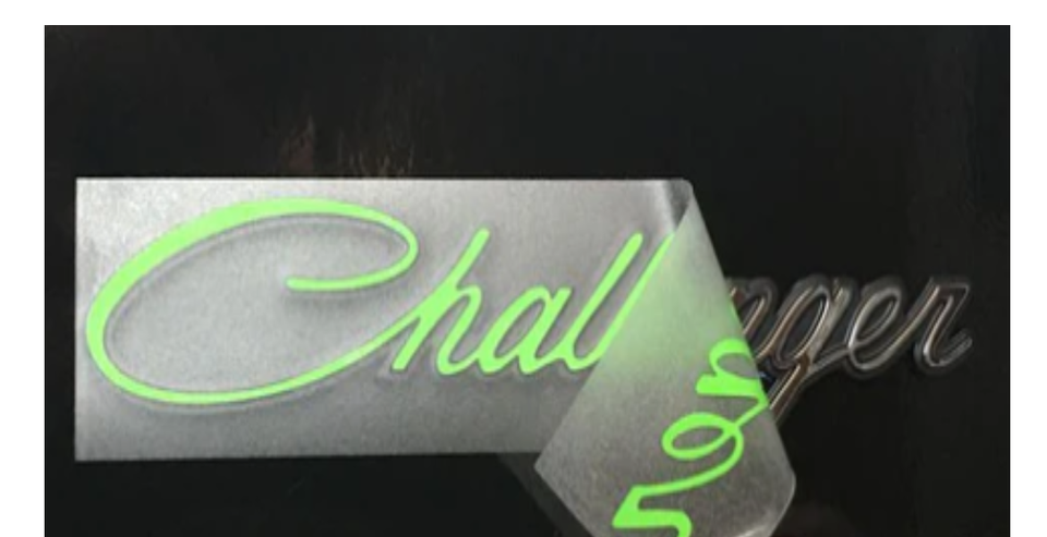 Flat Black Front Challenger Script Grille Emblem For 2008-2023 Dodge ...