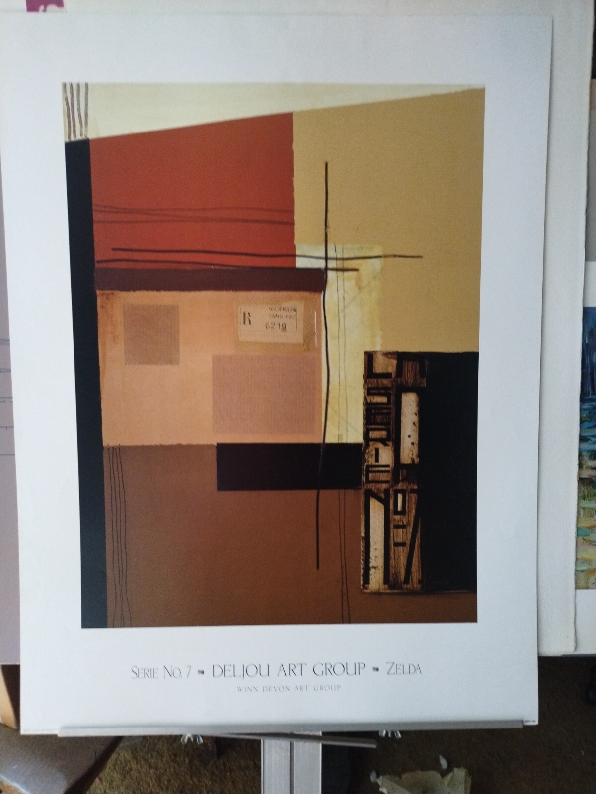 Modern Abstract SERIE NO. 7 print 23x31 home decor | eBay