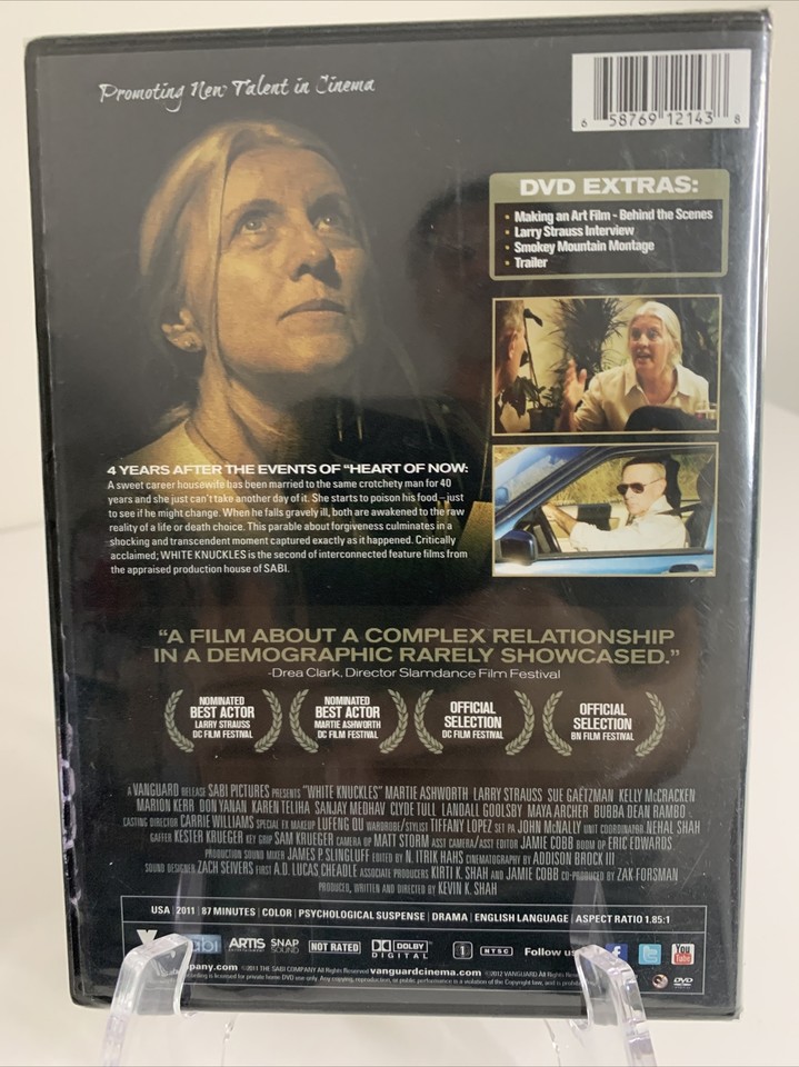 White Knuckles (DVD, 2012) New, Larry Strauss, Martie Ashworth ...