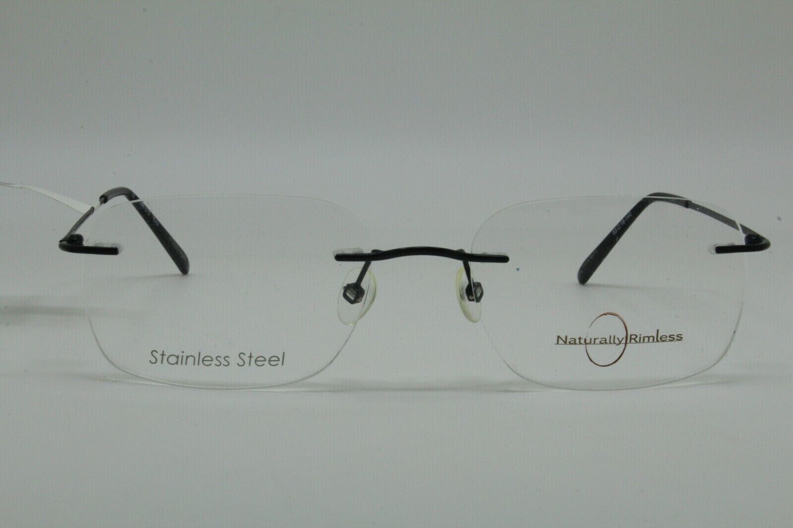 1 Unit New Naturally Rimless Navy Eyeglass Frame 53-18-140 #105 | eBay