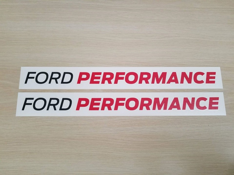 2pcs FORD PERFORMANCE Decal Automotive Vinyl Stickers for Truck Sport ...