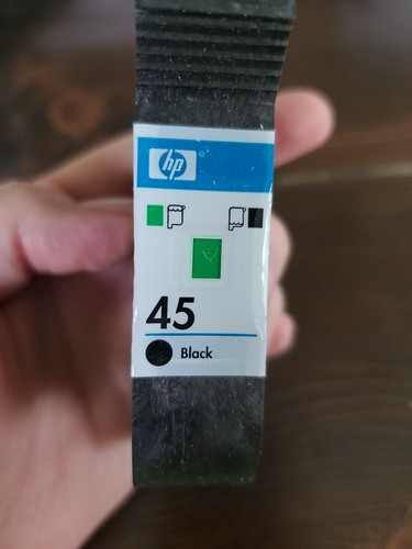 Genuine HP 45 Black Ink Cartridge (51645A) Sealed | eBay