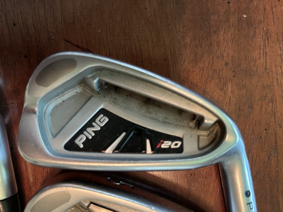 Ping I20 Black Dot Irons, 4-PW-UW-SW, Reg Steel Ping CFS Shafts | eBay