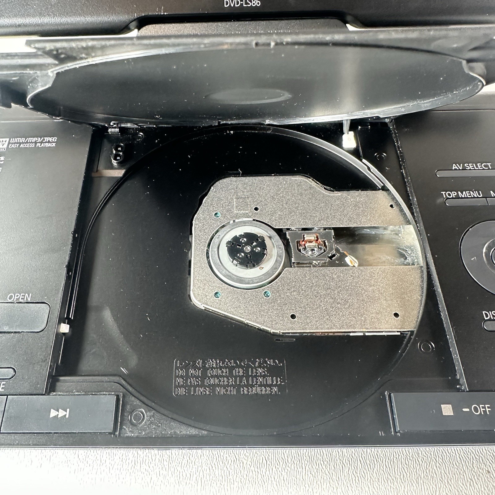 Panasonic DVD-LS86 Portable DVD Player for HOME, Car or anywhere! No ...