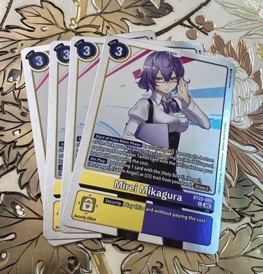 Digimon Card Game Playset Mirei Mikagura BT22-089 R Cyber Eden | eBay