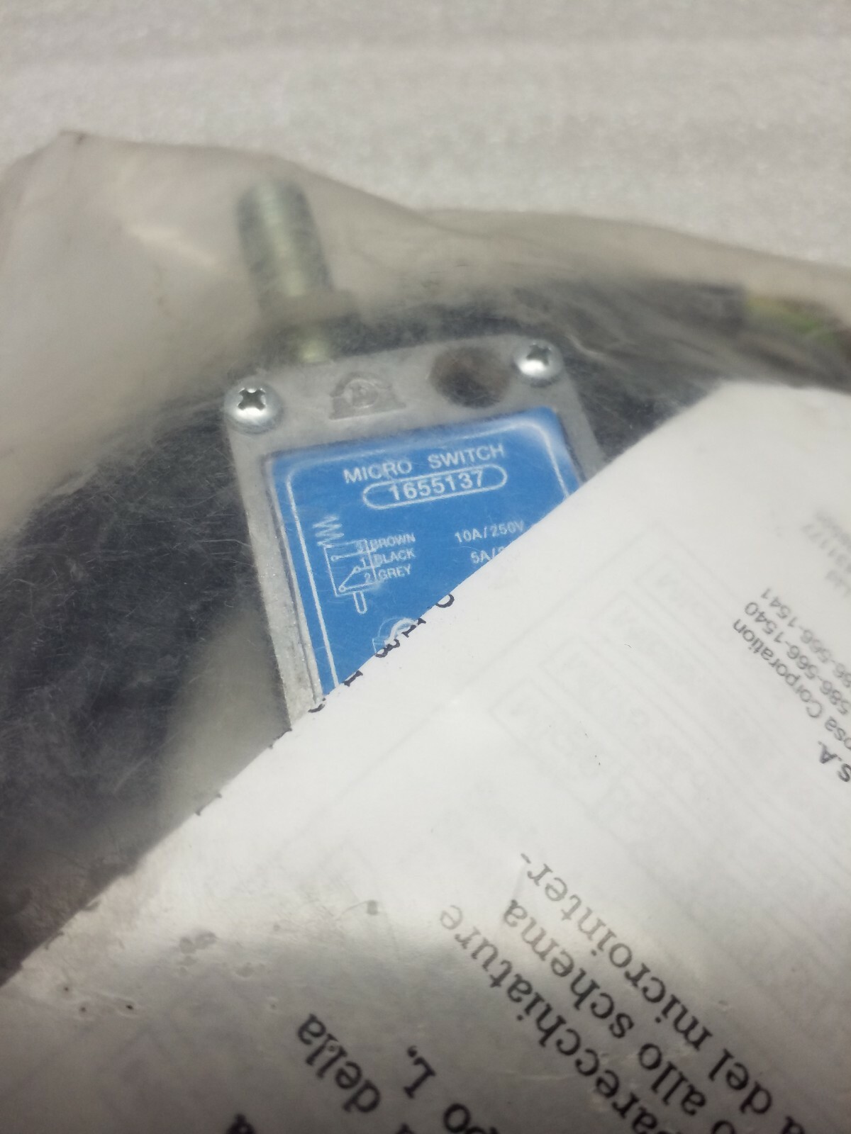 NEW DROPSA 1655137 MICRO SWITCH FLOW CONTROL HIGH PRESSURE | eBay