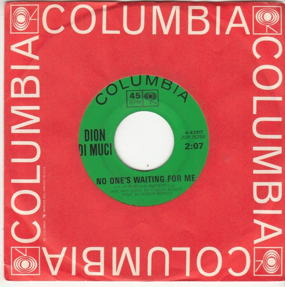 DION DIMUCCI - DRIP DROP - ORIGINAL COLUMBIA RECORDS 45 - 1963 | eBay
