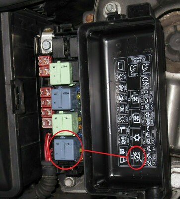 MINI BMW Cooper One / S R50 R52 R53 DME K6300 Relay R1 engine bay ...