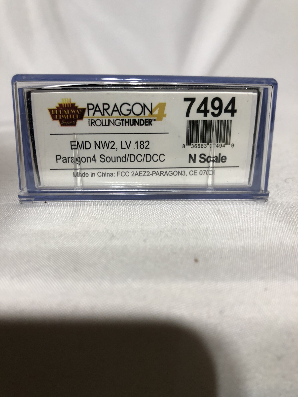 BROADWAY LTD 7494 N Scale LEHIGH VALLEY NW2 #182 PARAGON 4 DC/DCC/Sound ...