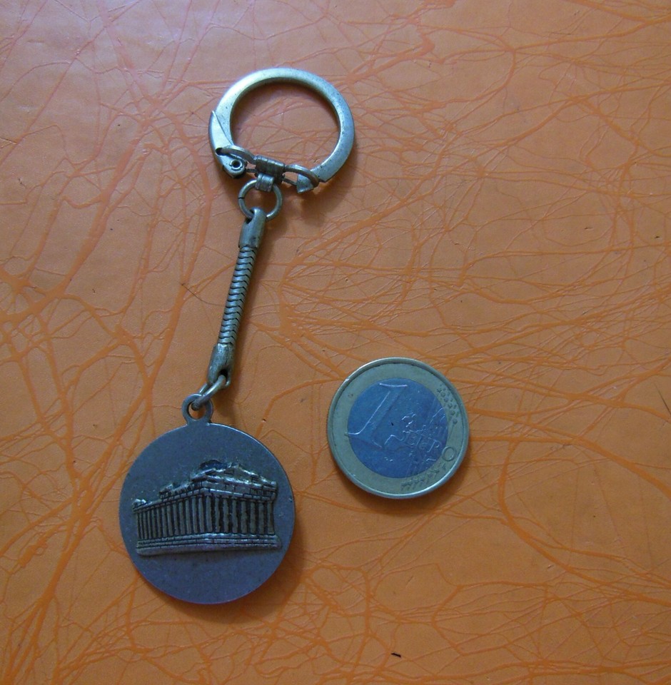 Vintage Keyring Partenon Athena Keychain, Owl, Greece, Snake | eBay