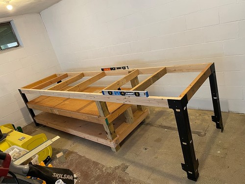 Steel Workbench Leg Kit for Garage Storage Shelving Frame Table Custom ...