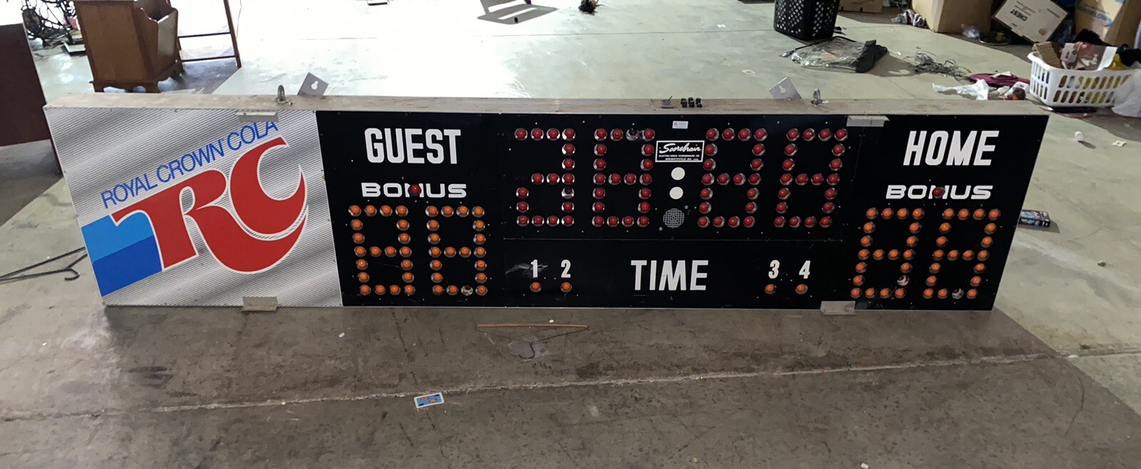 Vintage RC Cola Scoreboard 11’x 6” Scorebrain | eBay