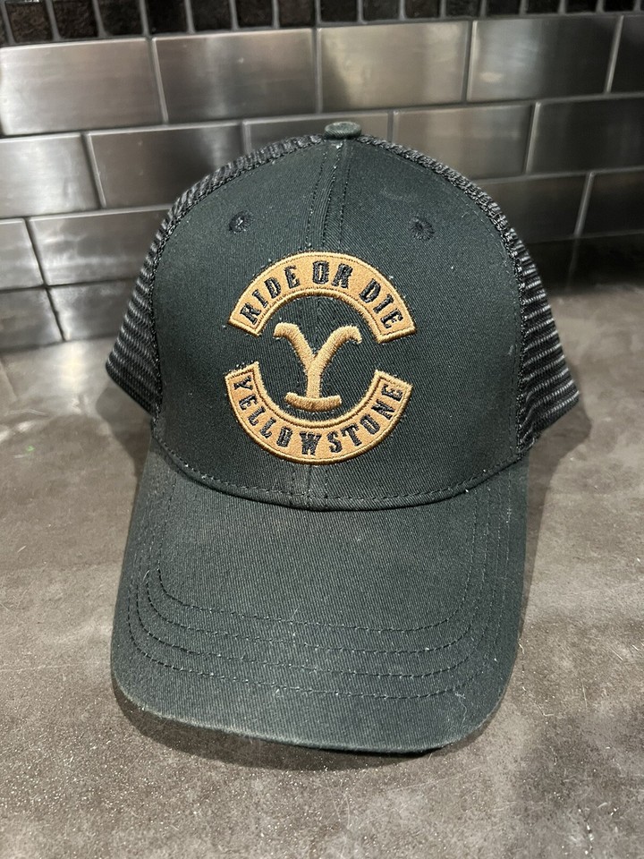 YELLOWSTONE Brand "Ride or Die" Snapback Trucker Mesh Baseball Cap TV ...