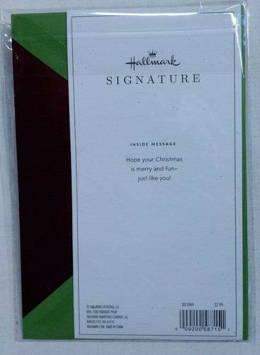 3 Hallmark Signature Christmas Cards Includes Two 3d & 1 Pop-up ...
