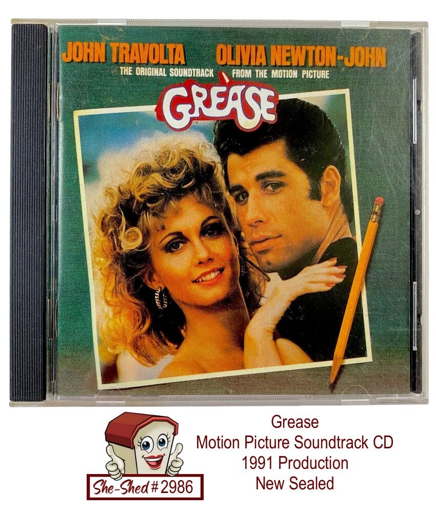 Grease CD Original Motion Picture Soundtrack (1991 Polydor P2 25095) EX ...