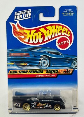 Bullwinkle Cartoon Cars Double Vision Hot Wheels MATTEL 1998 Vintage ...