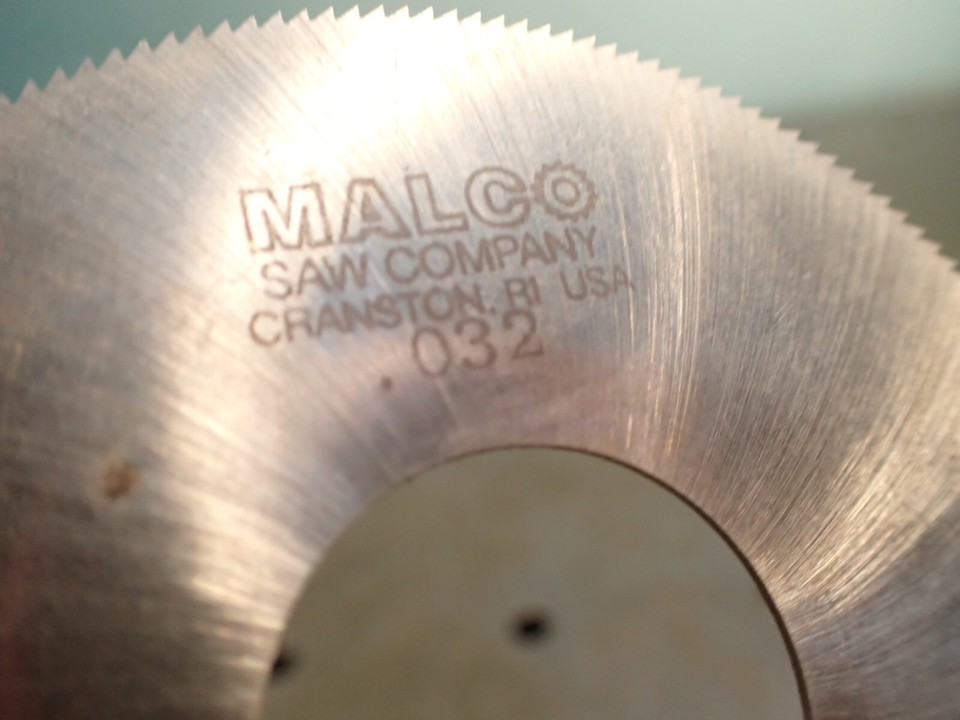 Malco 3" x .032" x 1" Arbor 300T Horizontal Milling Cutter Metal Slitting Saw | eBay