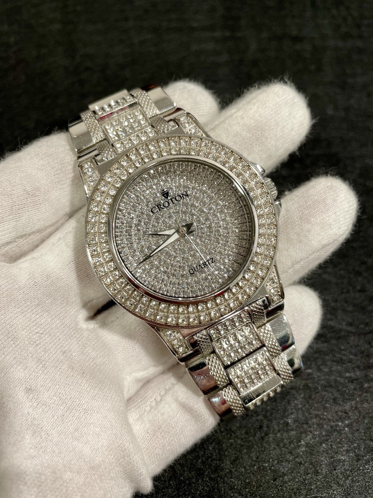 Men’s Croton Watch Anniversary Edition 44mm Crystal - New Battery | eBay