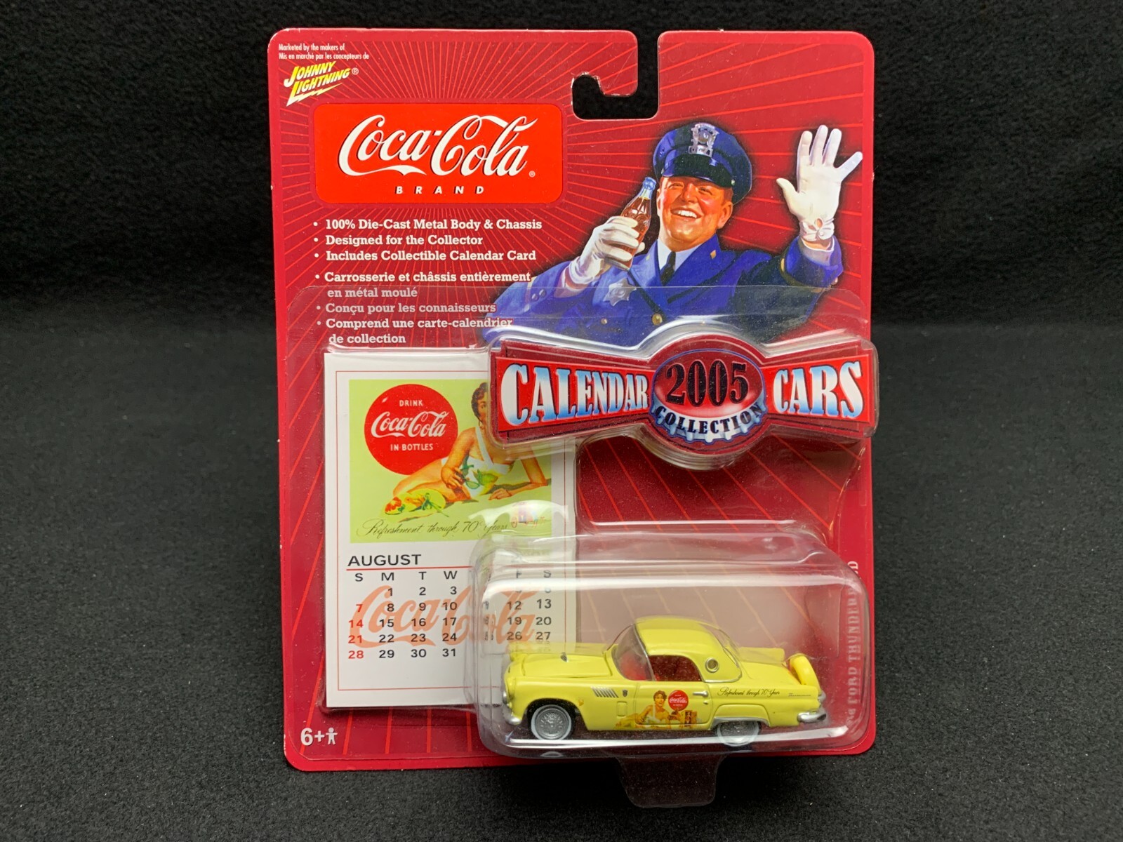 Johnny Lightning Coca-Cola 1956 Ford Thunderbird. New N.O.S. 1:64 Scale ...