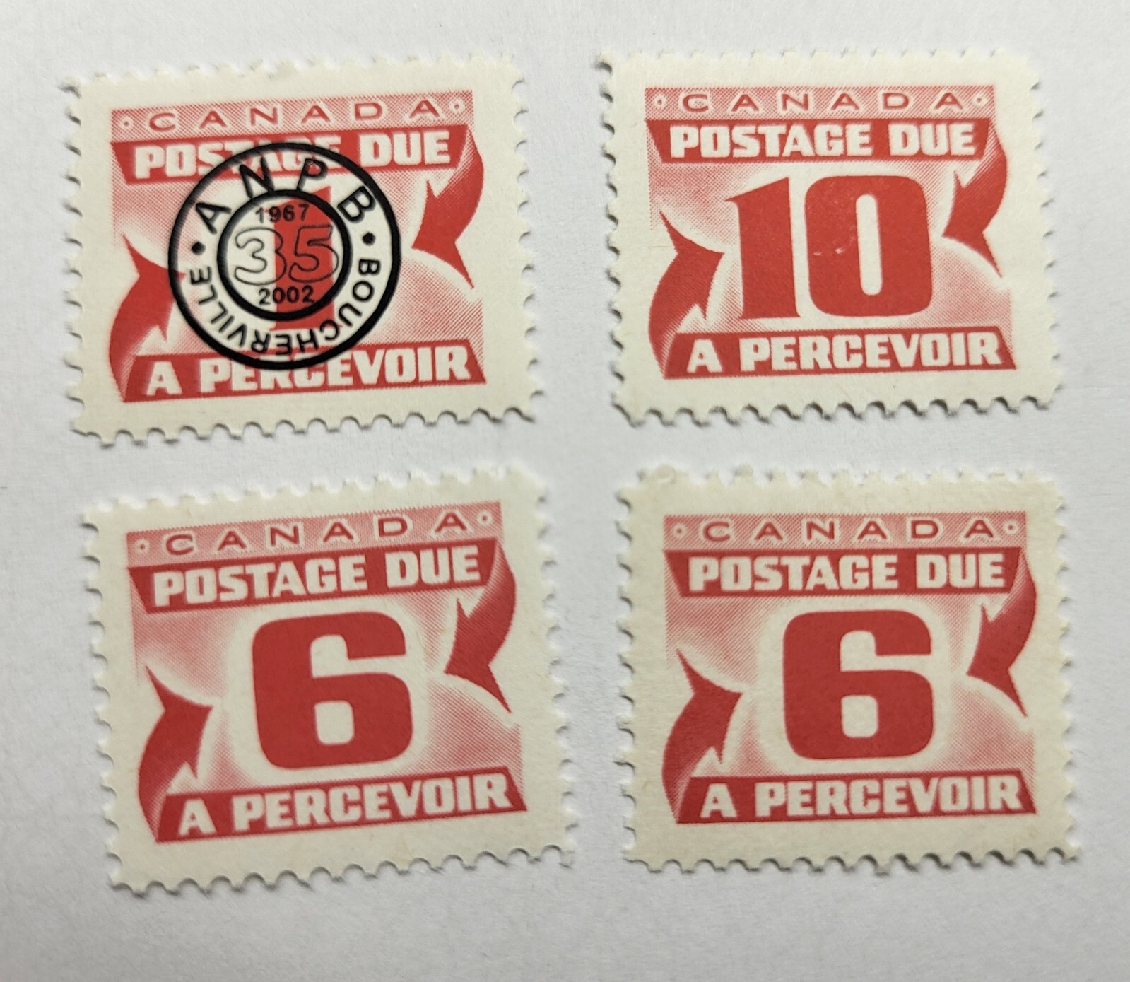 CANADA LOT OF 4 centennial postal due STAMP ...(my ref AU ) | eBay