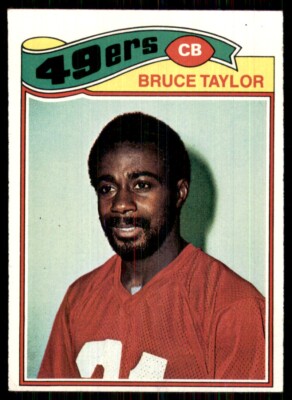1977 Topps #94 Bruce Taylor San Francisco 49ers | eBay