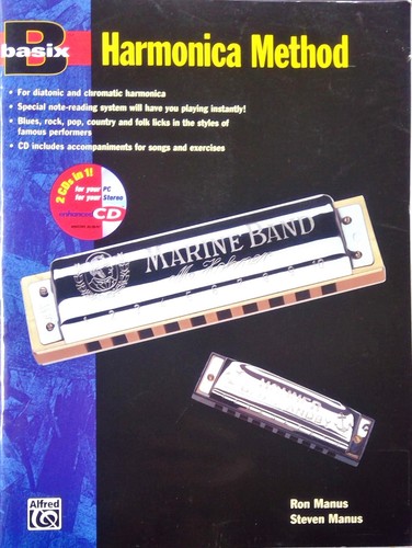 Harmonica Method Book with CD for Diatonic/Chromatic Rock Pop Blues Folk Country | eBay
