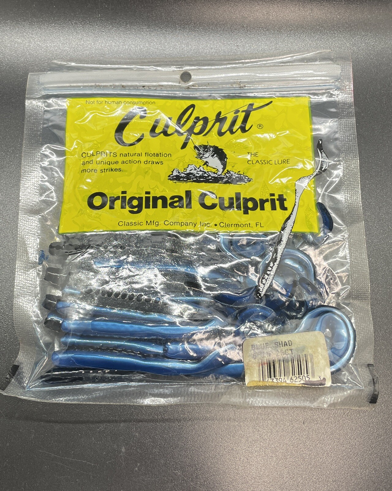 Culprit Original Fishing Lure 6” Blue Shad 25 Ct. | eBay