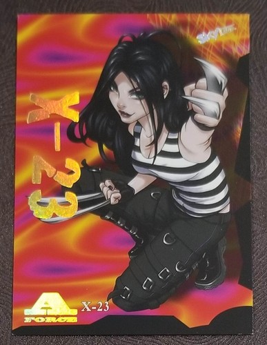 2024 UD Marvel Metal Universe Avengers AF47 A-Force 17/25 Gold X-23 | eBay