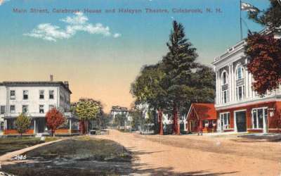 Colebrook New Hampshire Main Street Scene Antique Postcard K96584 | eBay