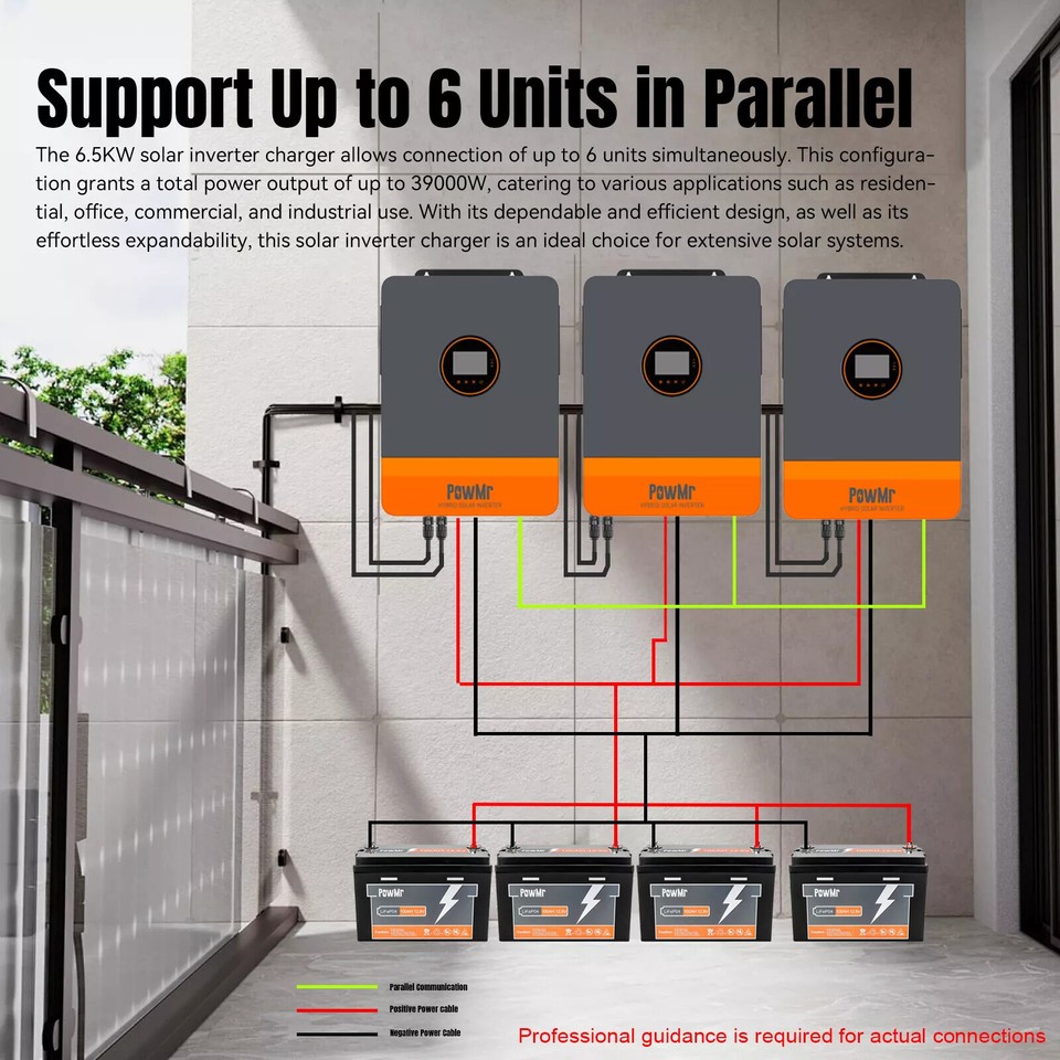 3000W 5000W 10000W Solar Hybrid Inverter Off Grid 110V 220V 208V MPPT ...